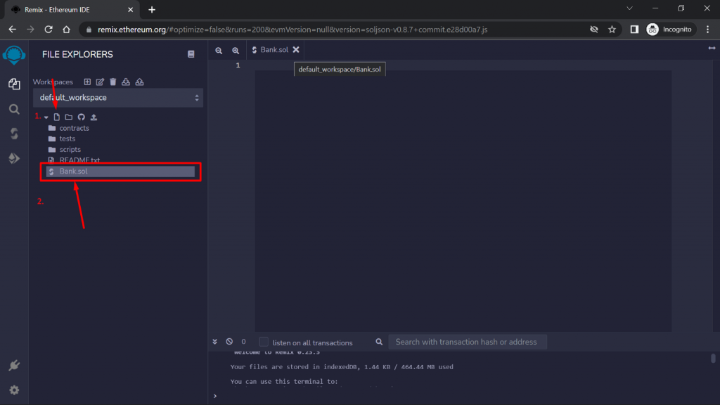 How to Deploy a Bank Smart Contract Using Solidity | Shardeum