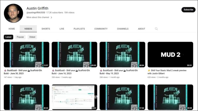 Popular YouTube Channels for Web3 Developers